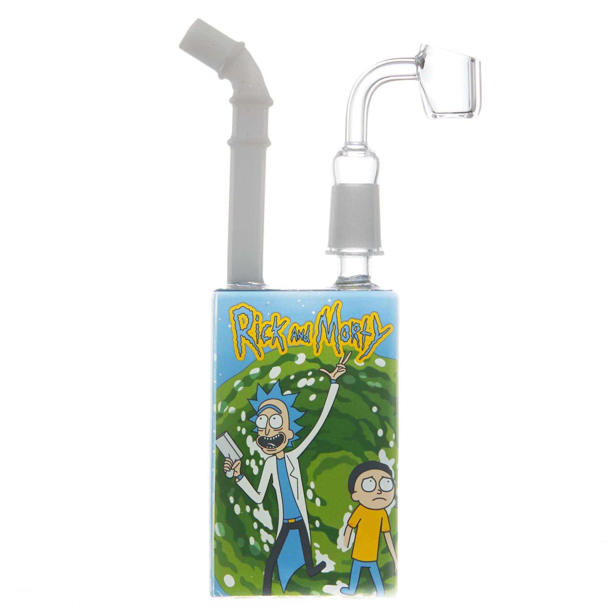 Rick & Morty Rick & Morty Juice Box Dab Rig Bongs | GoSensi
