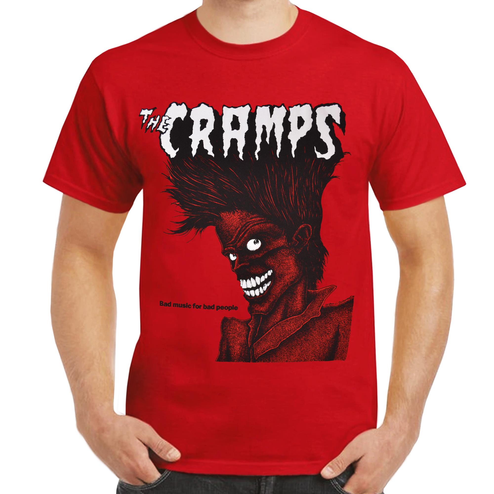 Cramps the Bad Music For Bad People T Shirt Men Loudtrax