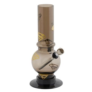 Golden Superman Symbol Acrylic Bong Bongs | GoSensi