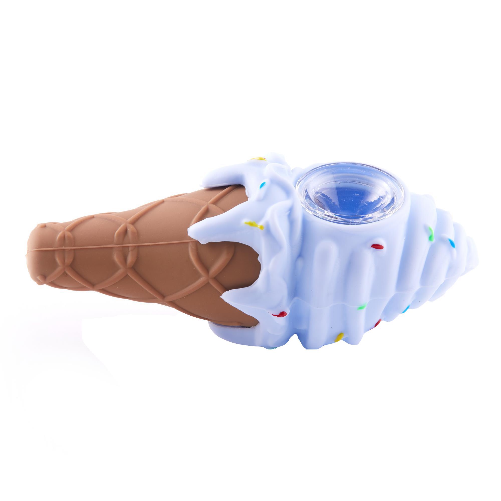 Ice Cream Cone Silicone Pipe Hand Pipe | GoSensi