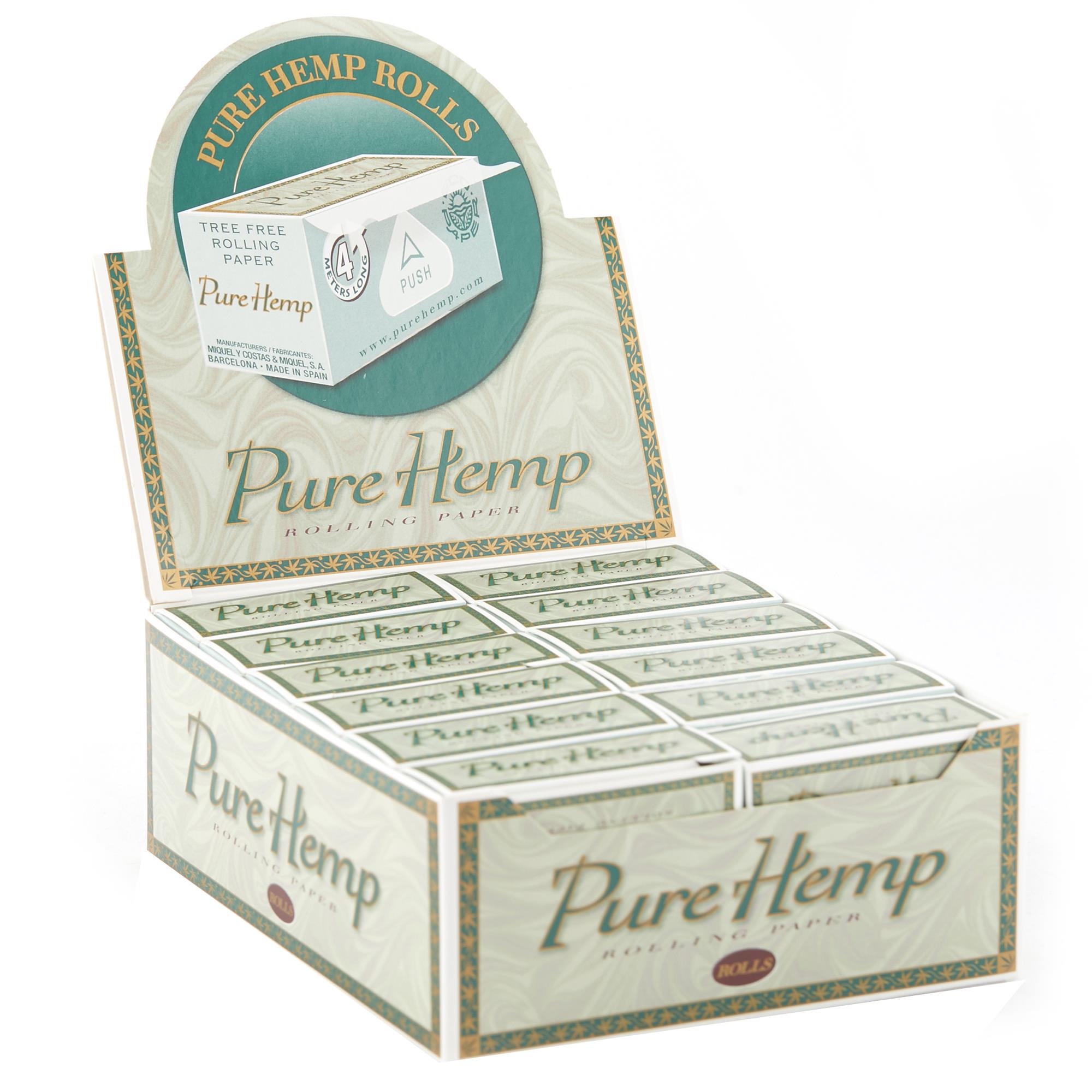 Pure Hemp Classic Rolls Rolling Papers And Supplies Gosensi