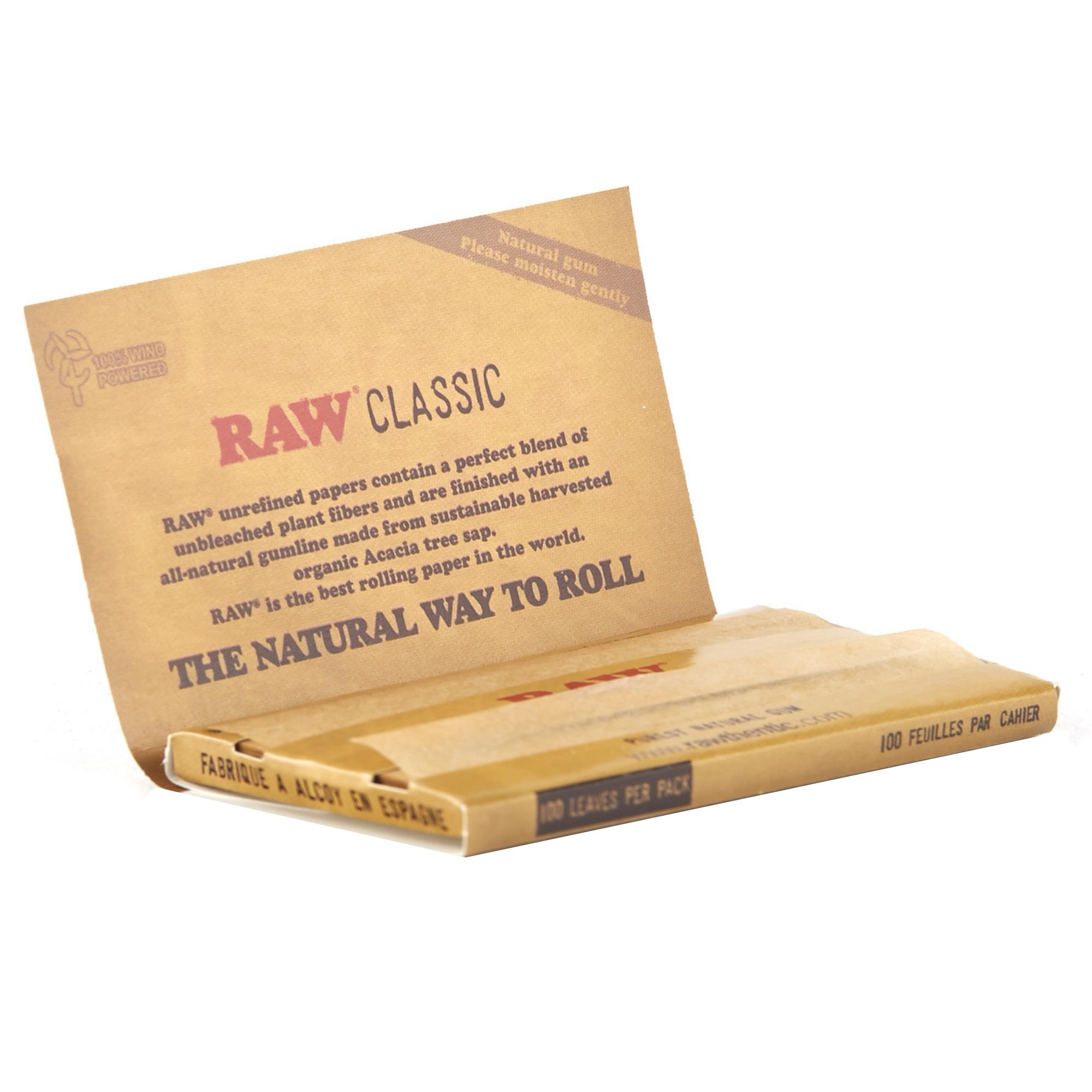 Raw Classic 1.0 Double Feed Rolling Papers & Supplies | GoSensi