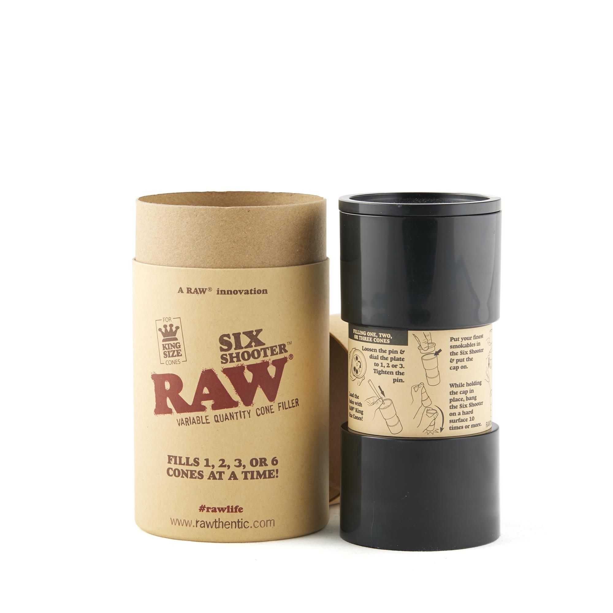 Raw Six Shooter Ks Rolling Machine Rolling Papers & Supplies | GoSensi
